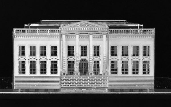 White House Scale-Model (Crystal and Silver) - iconsDC